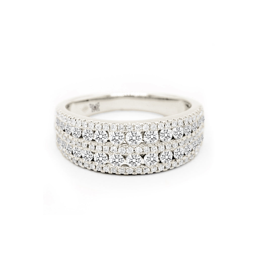 Exquisite 14K/18K Gold Stackable Anniversary Band